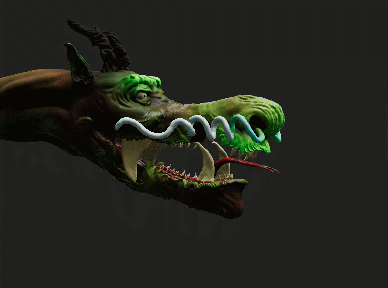 ArtStation - Kodon VR: Dragon Head 00