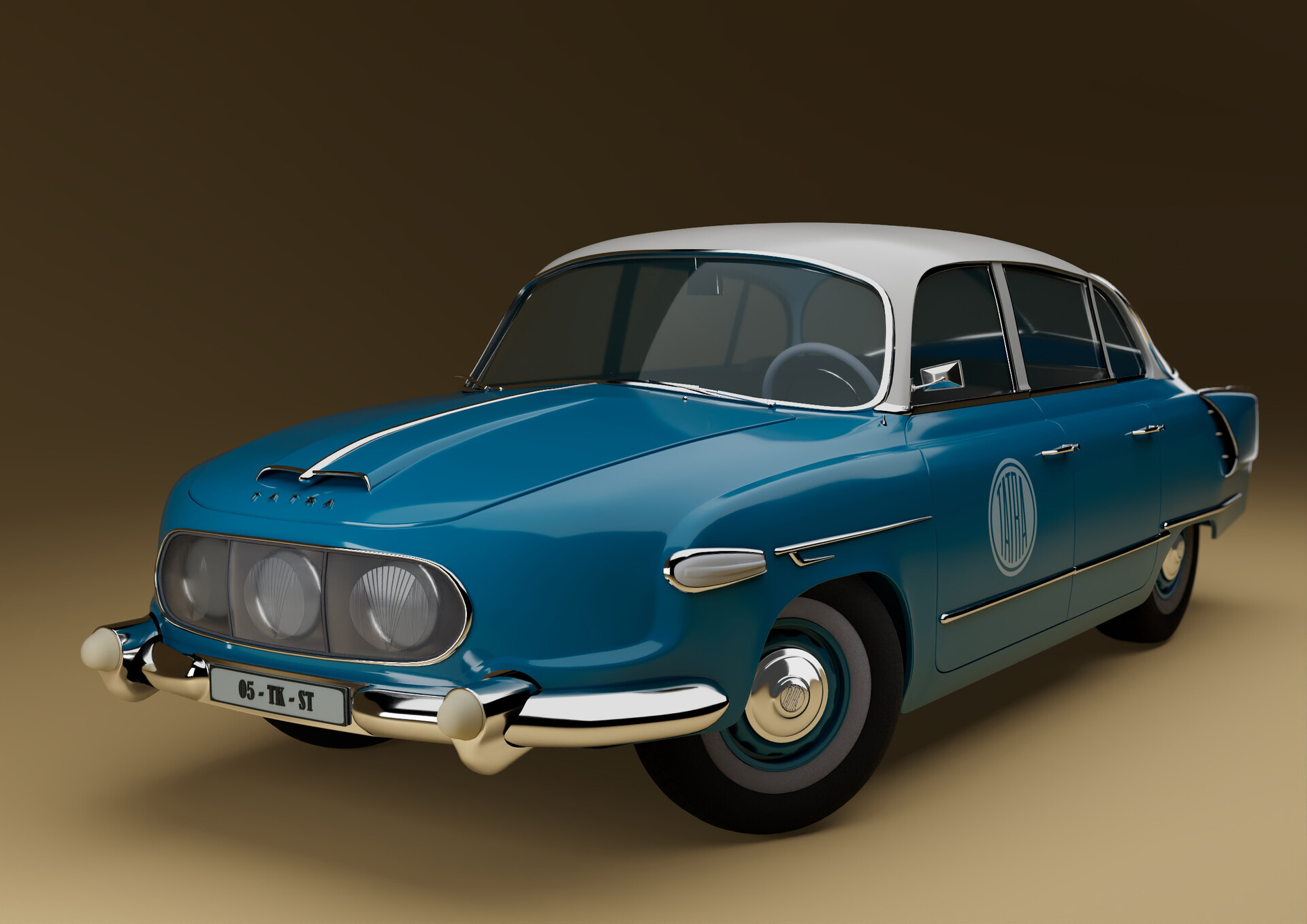 ArtStation - Tatra 603 (1956) hard surface model