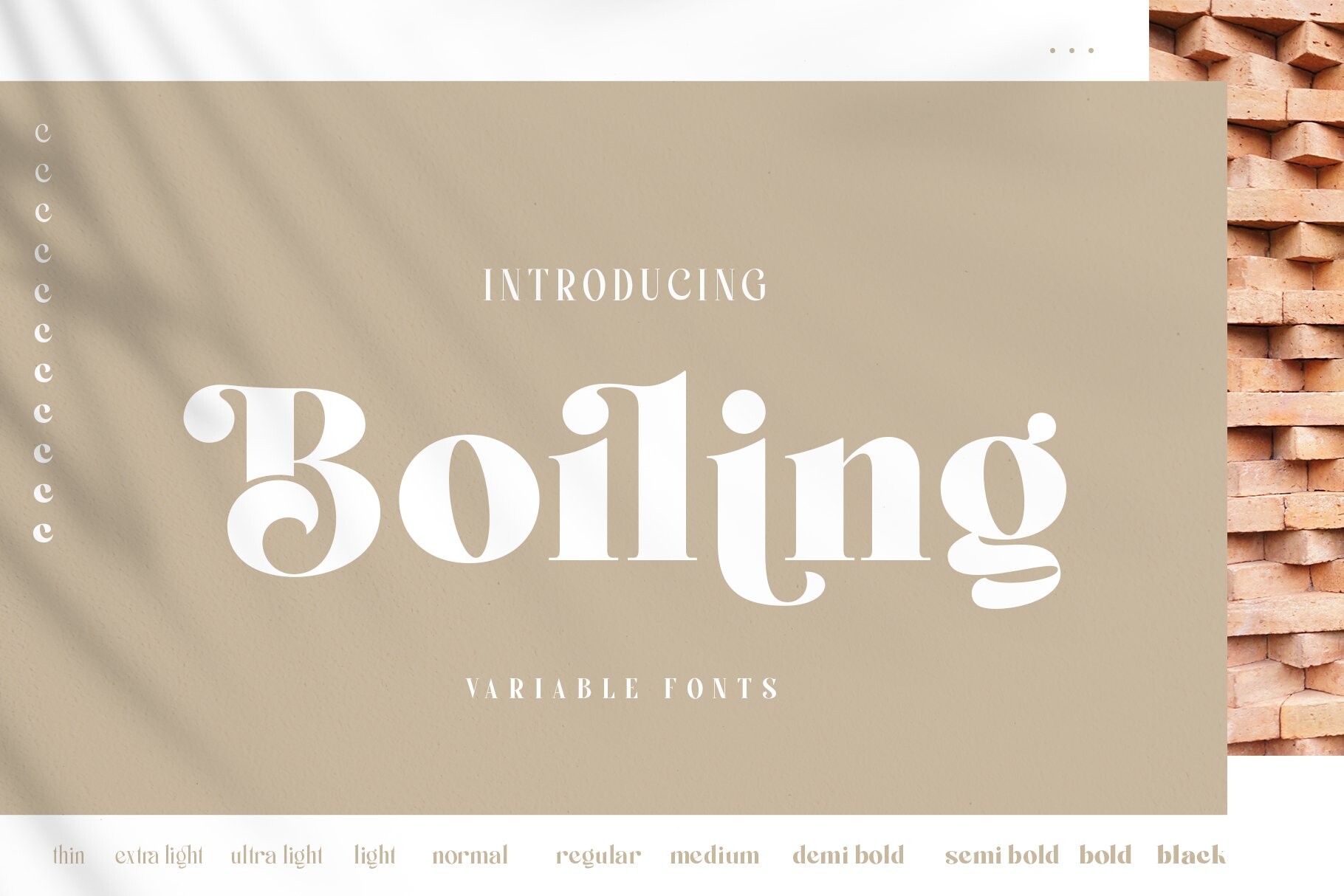 ArtStation - Boiling Variable fonts