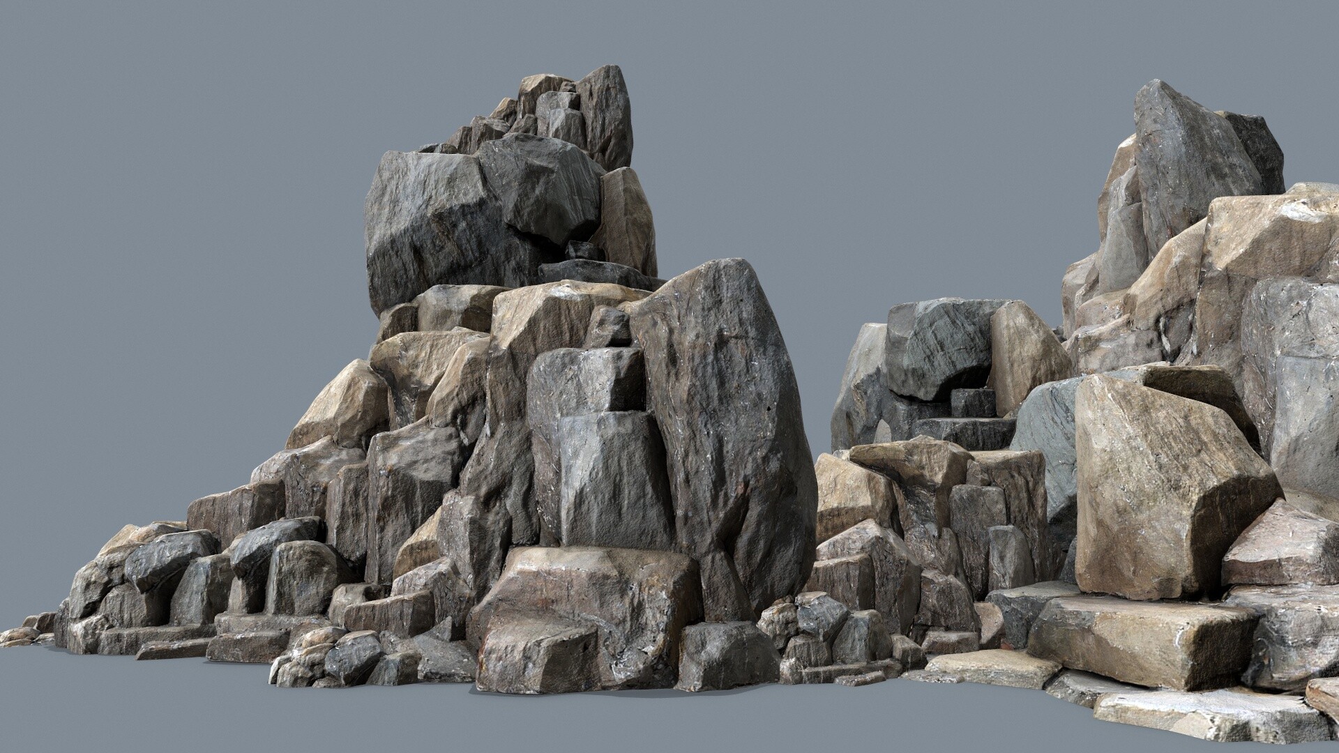 ArtStation - desert rocks