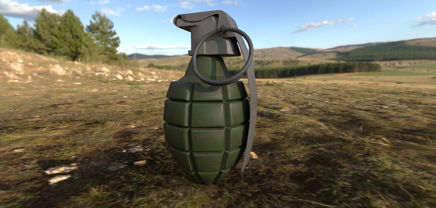 ArtStation - MK 2 grenade