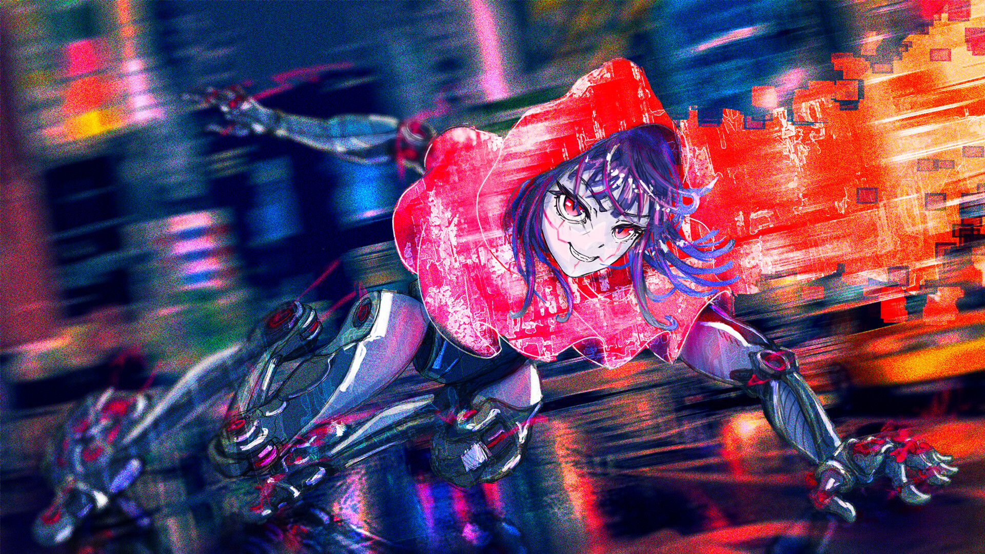 ArtStation - Cyber Riding Hood