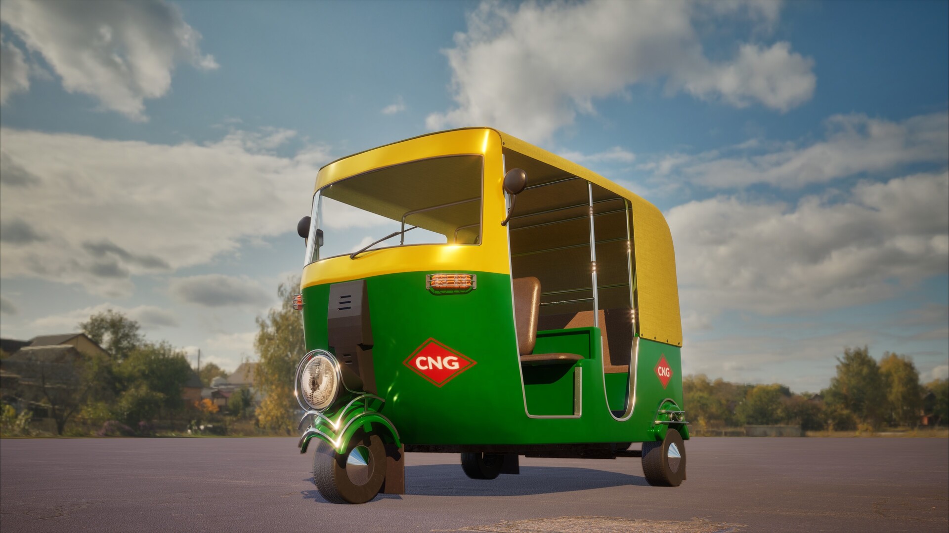 ArtStation - Indian Auto rickshaw