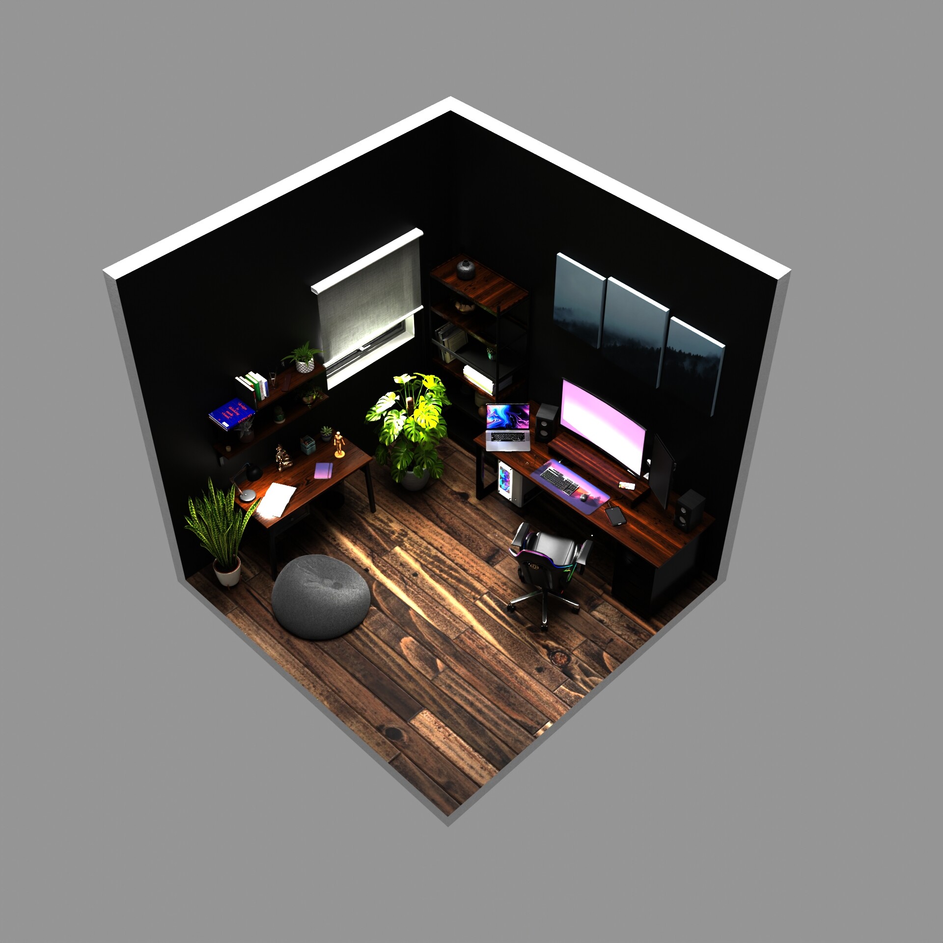ArtStation - Isometric Room
