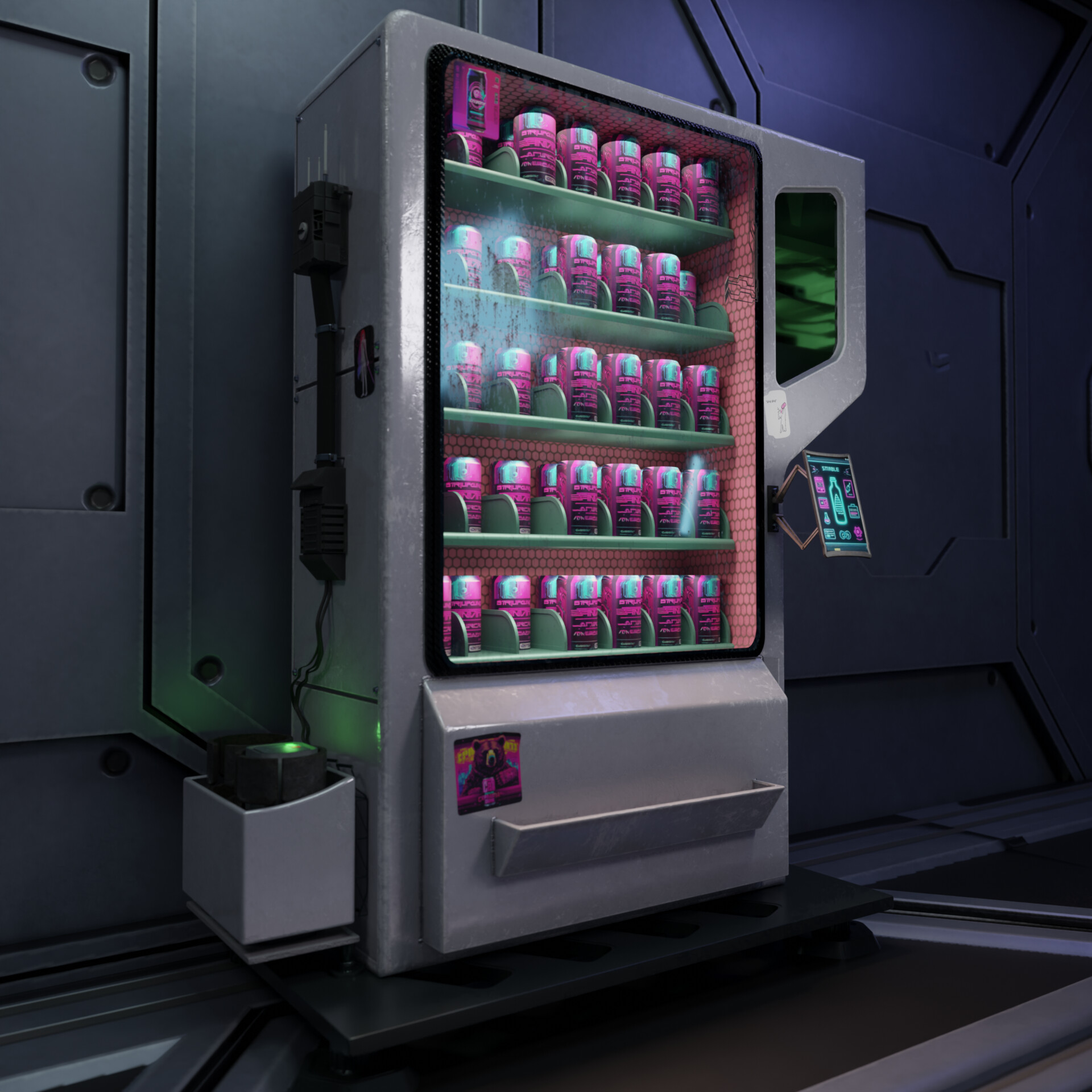 ArtStation - Starship vending machine