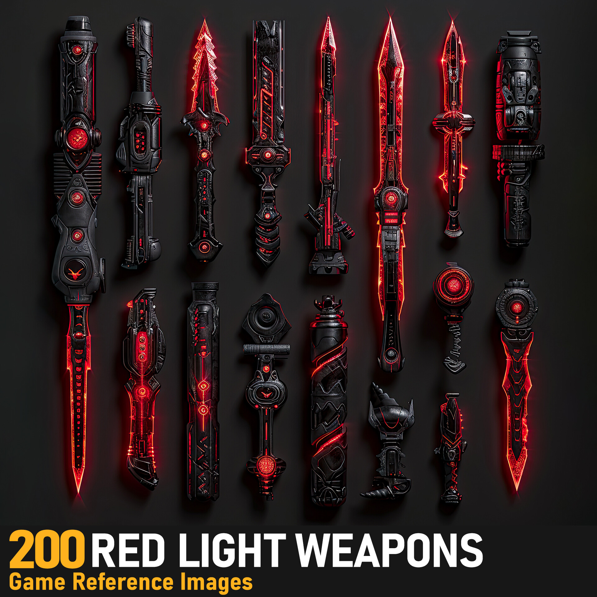 ArtStation - Red Light Weapon|4K Reference Images