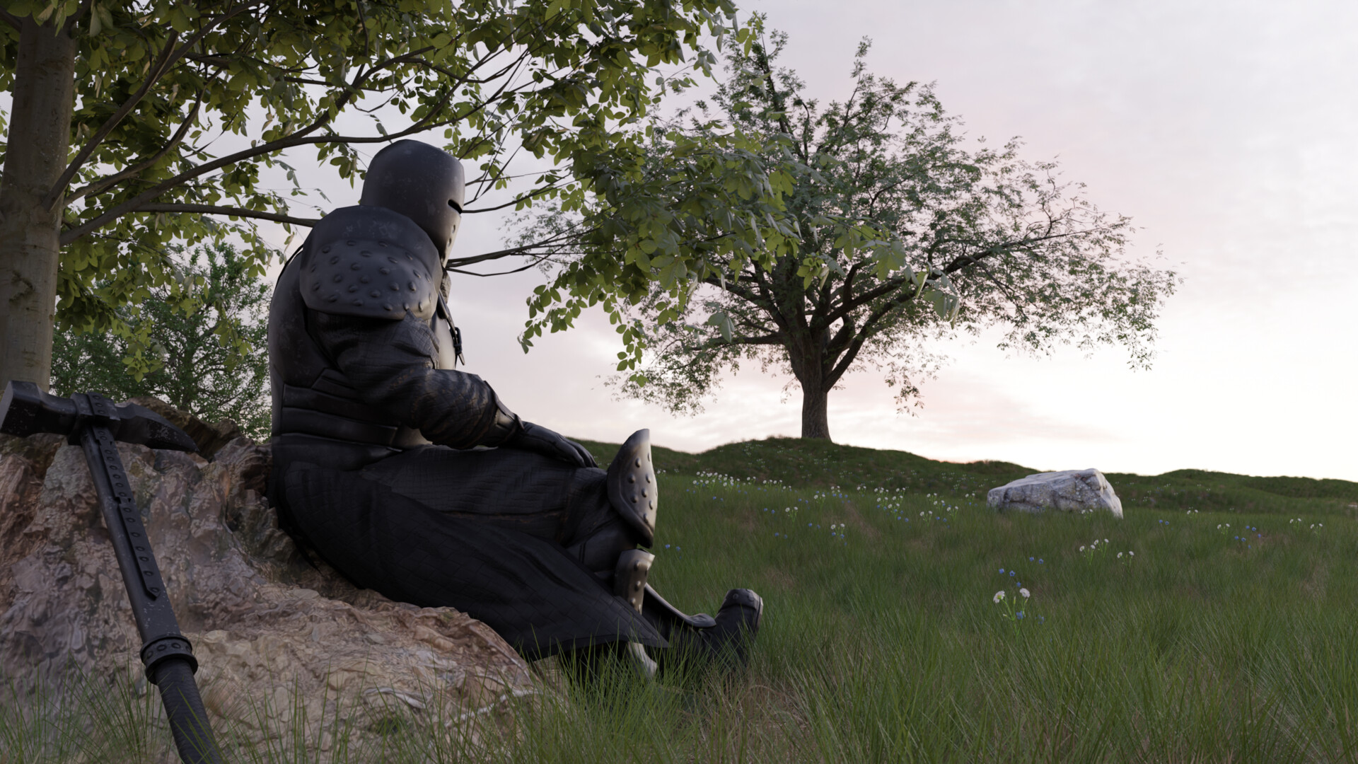 ArtStation - Knight in peace