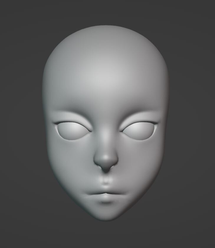 ArtStation - base mesh head