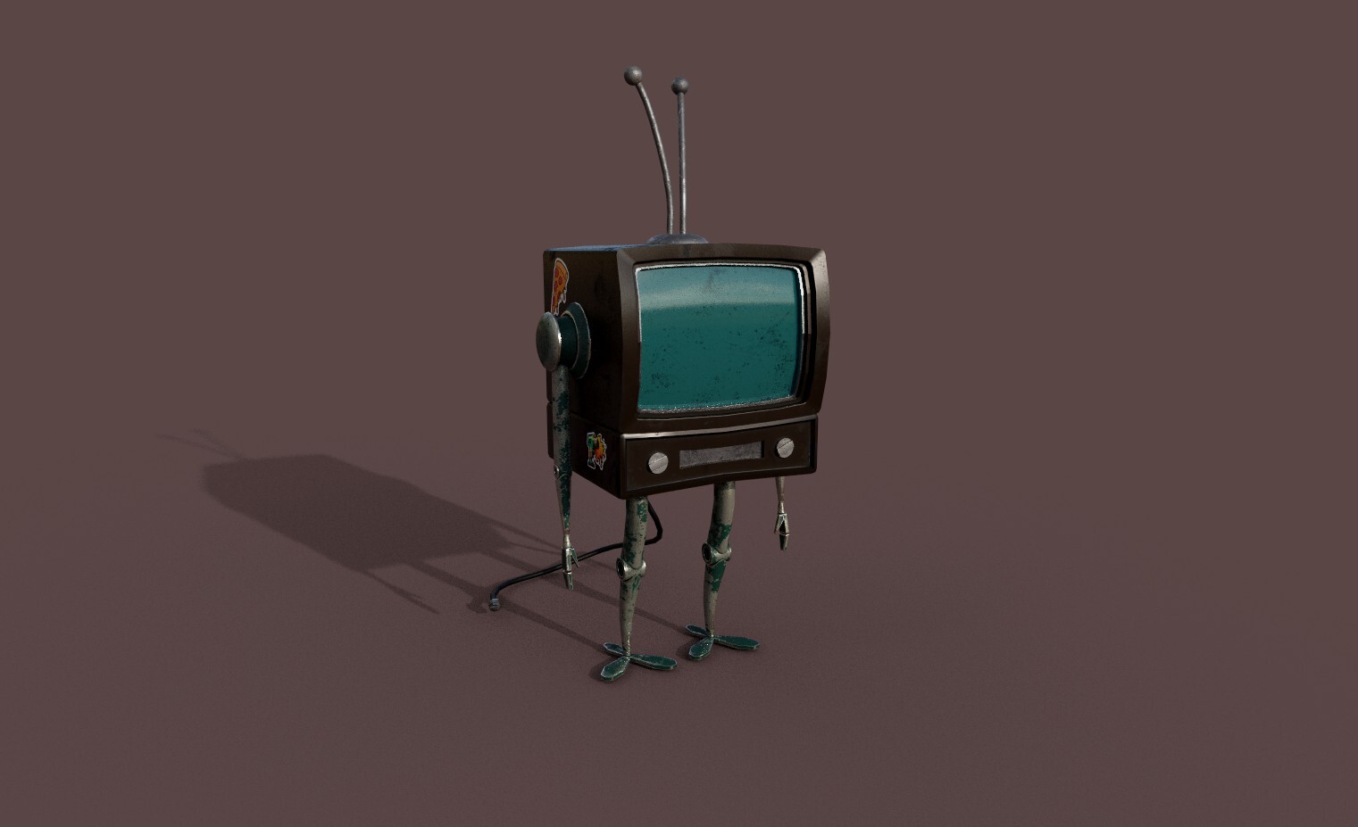ArtStation - Tv robot - 3D modeler