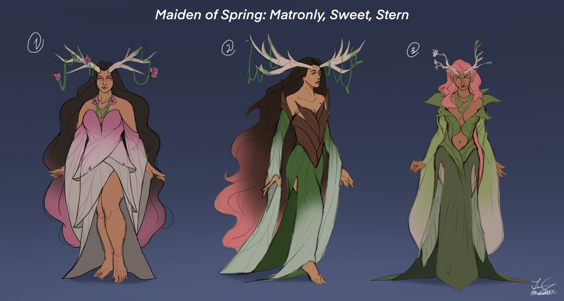 ArtStation - Maiden of Spring - Concept Art