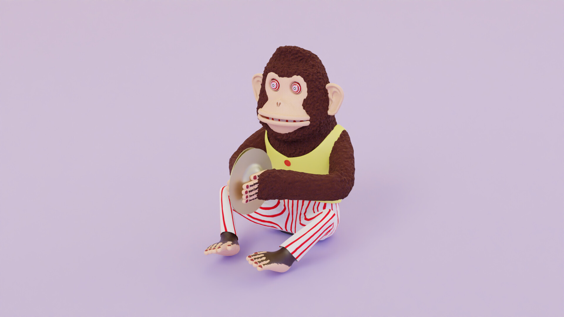 ArtStation - Cymbal-banging monkey toy