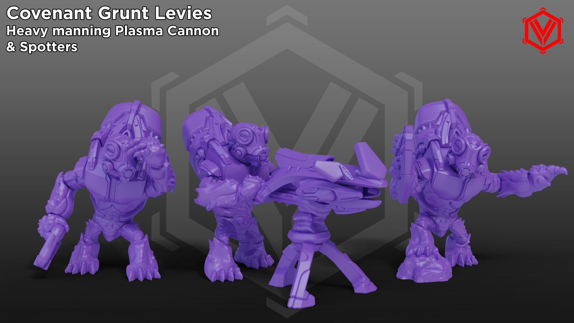 Vincent Colborn - Grunt Levies, Heavies, and Spec Ops - Halo Miniature ...