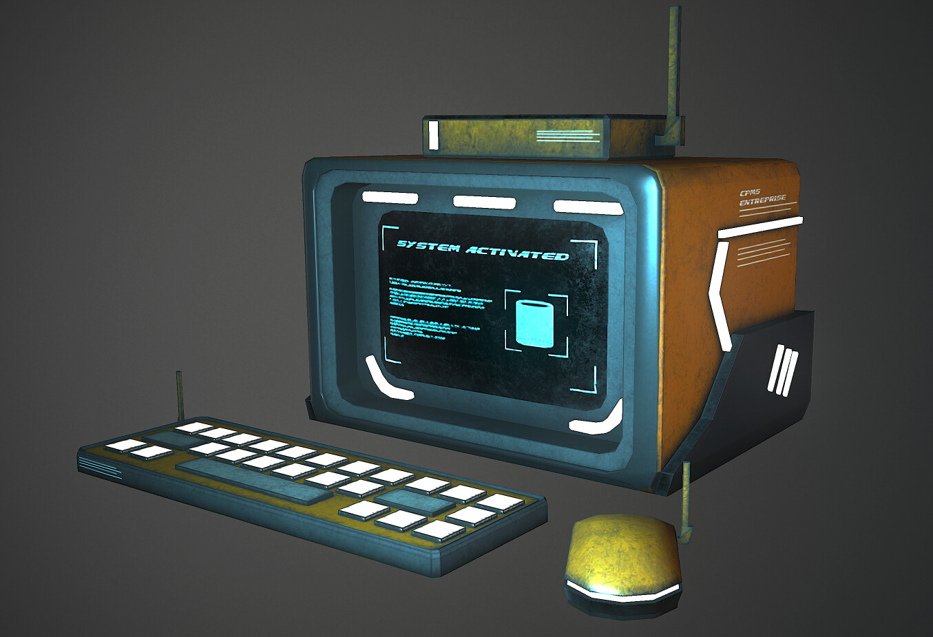 ArtStation - Concept sci-fi computer