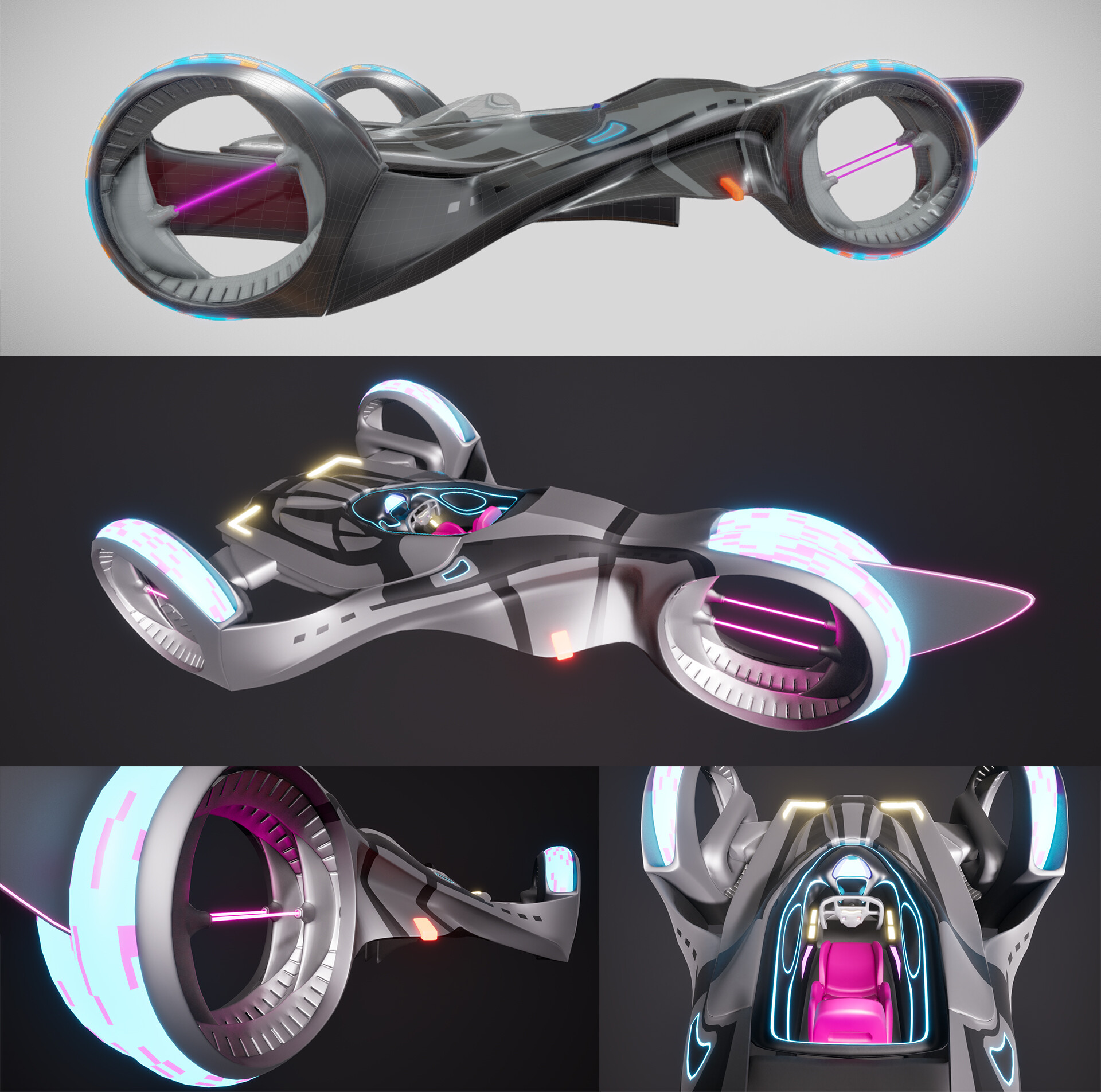 ArtStation - Model-Electric-Car