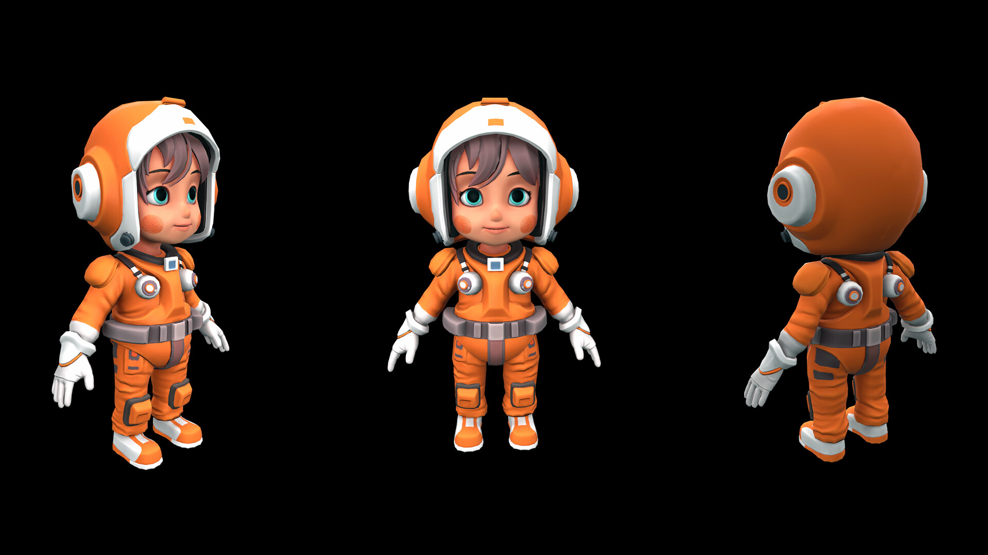 ArtStation - Stylized Space girl Character