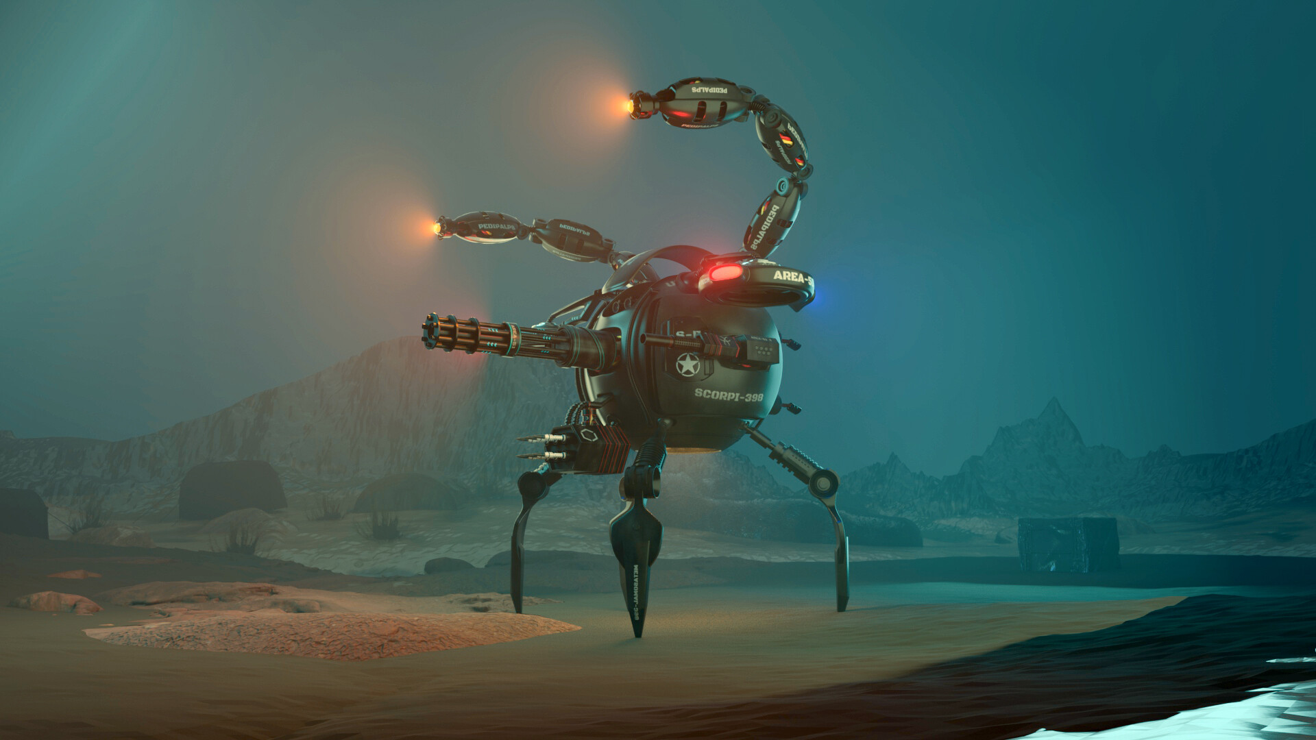 ArtStation - SCI-FI DRONE