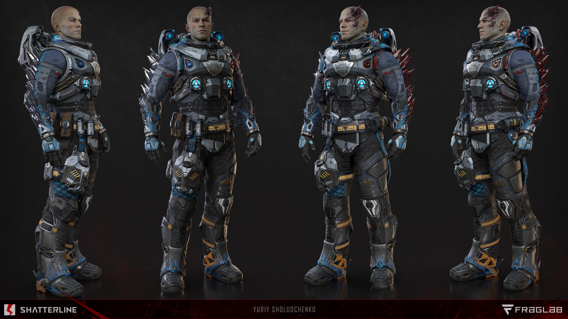 Yura Sholudchenko - Orbit - Shellguard Battle Suit