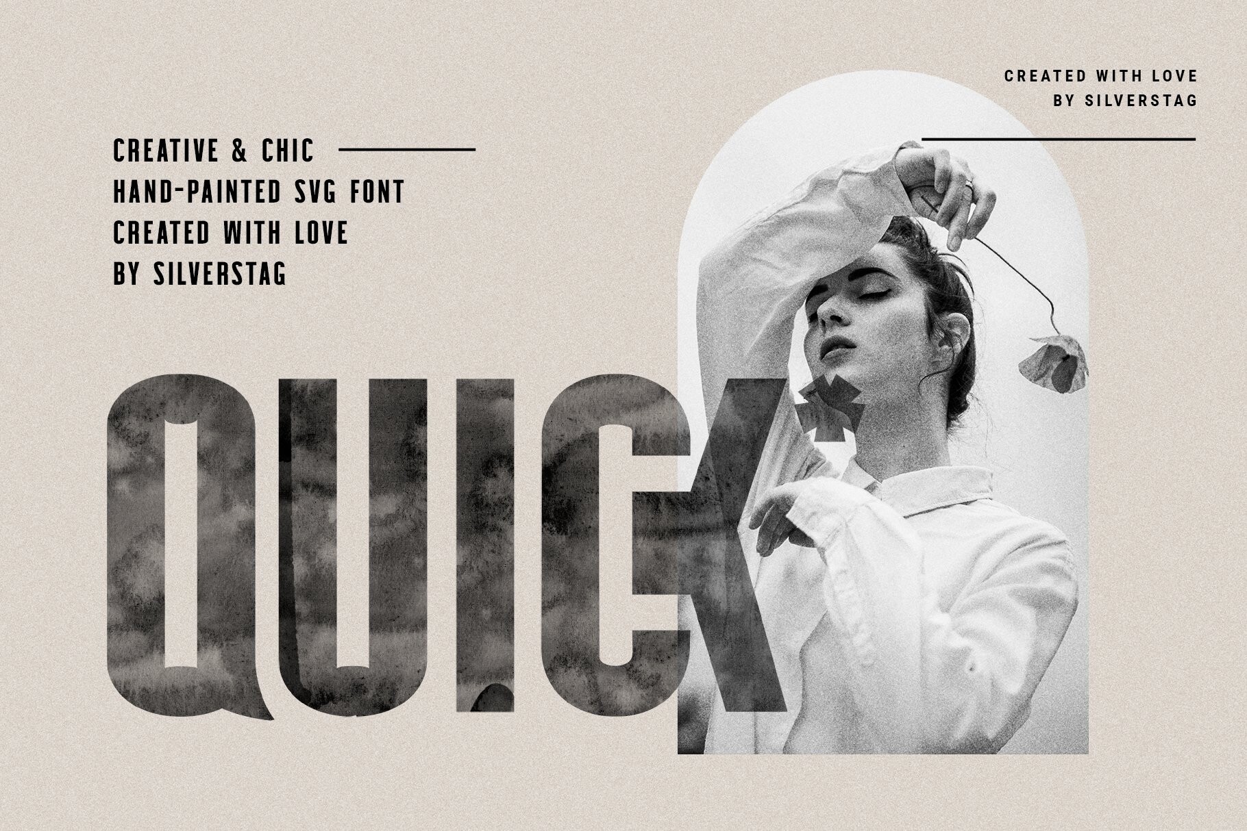 ArtStation - QUICK Modern Hand Painted SVG Font