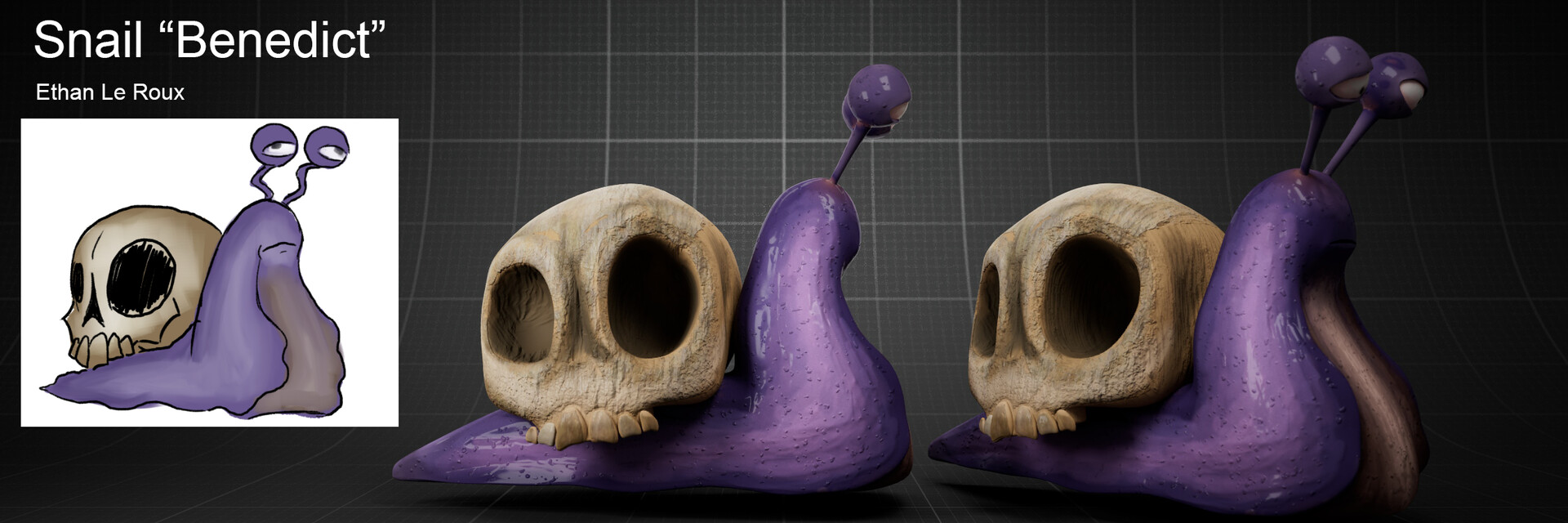 ArtStation - Benedict the snail