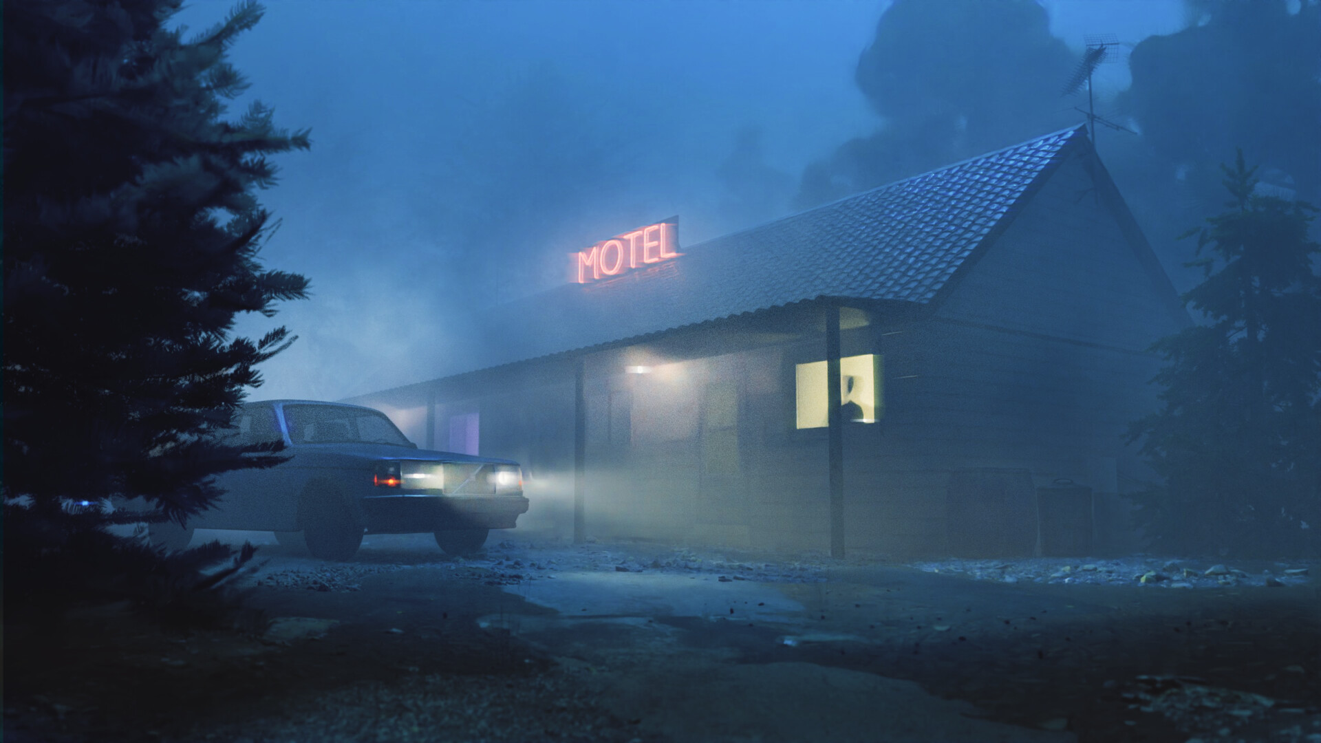 ArtStation - Creepy motel