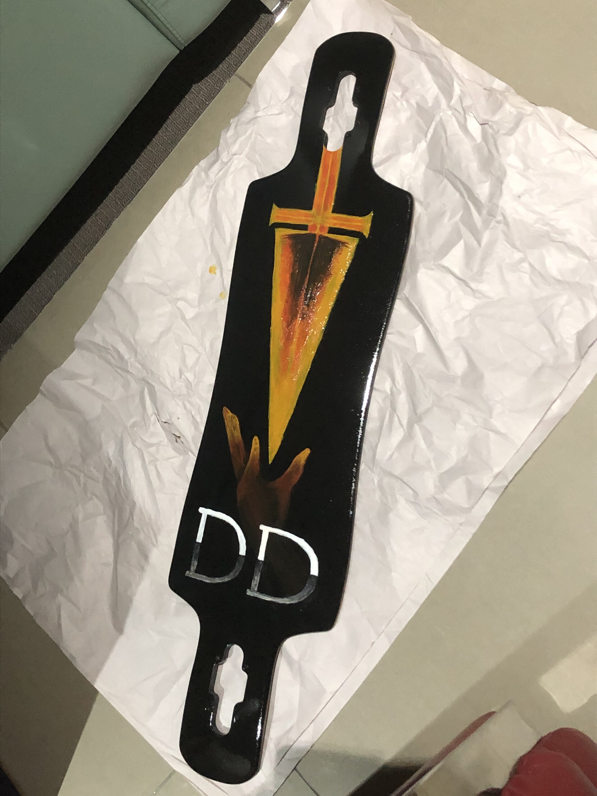 ArtStation - Skateboard Deck Art - Devil Daggers