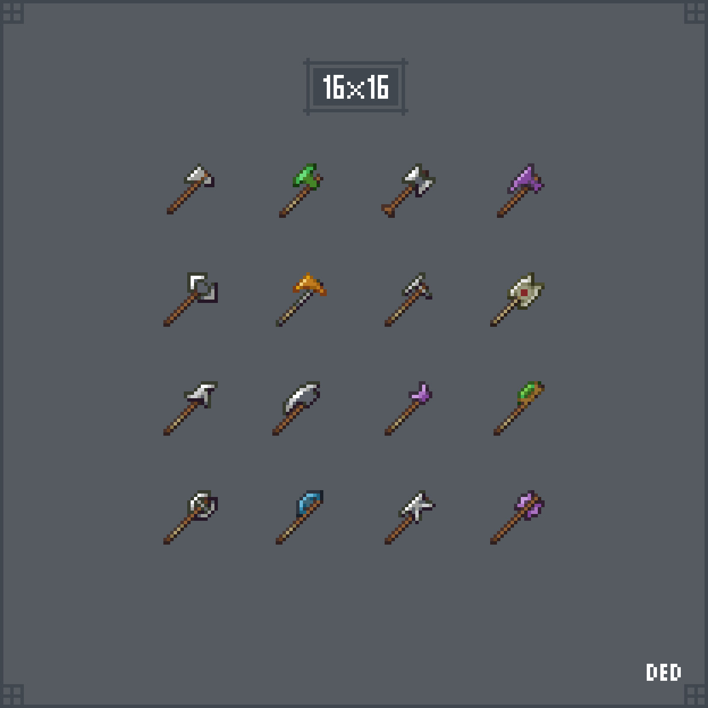 ArtStation - Pixel axe 16x16