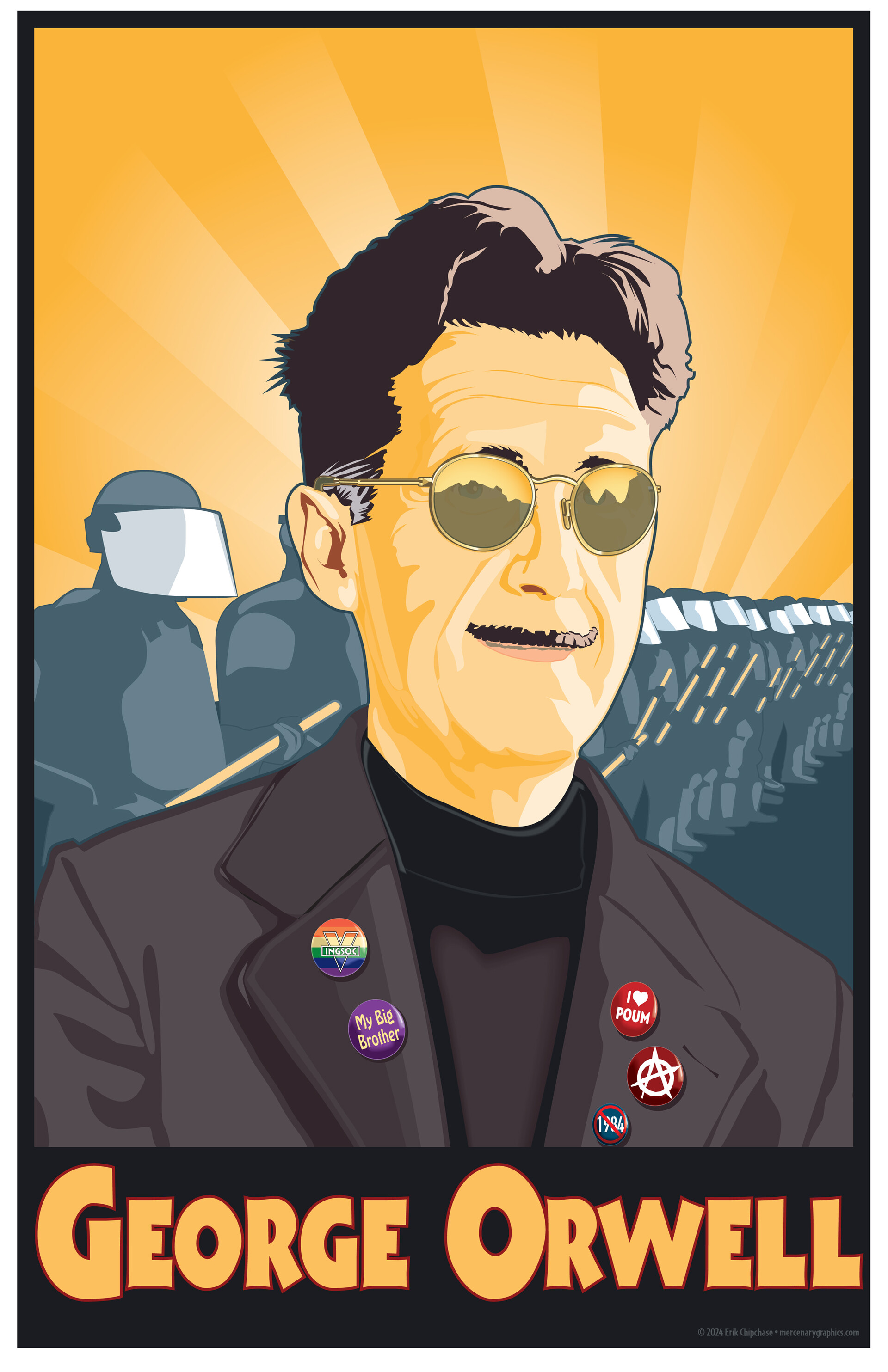 ArtStation - George Orwell 1984