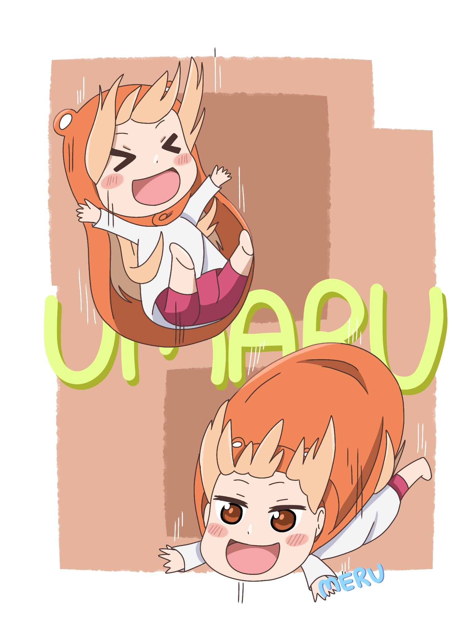 how to draw umaru chan chibi