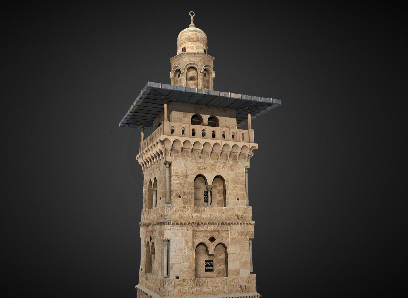 ArtStation - Al Ghawanima Minaret 3d Model