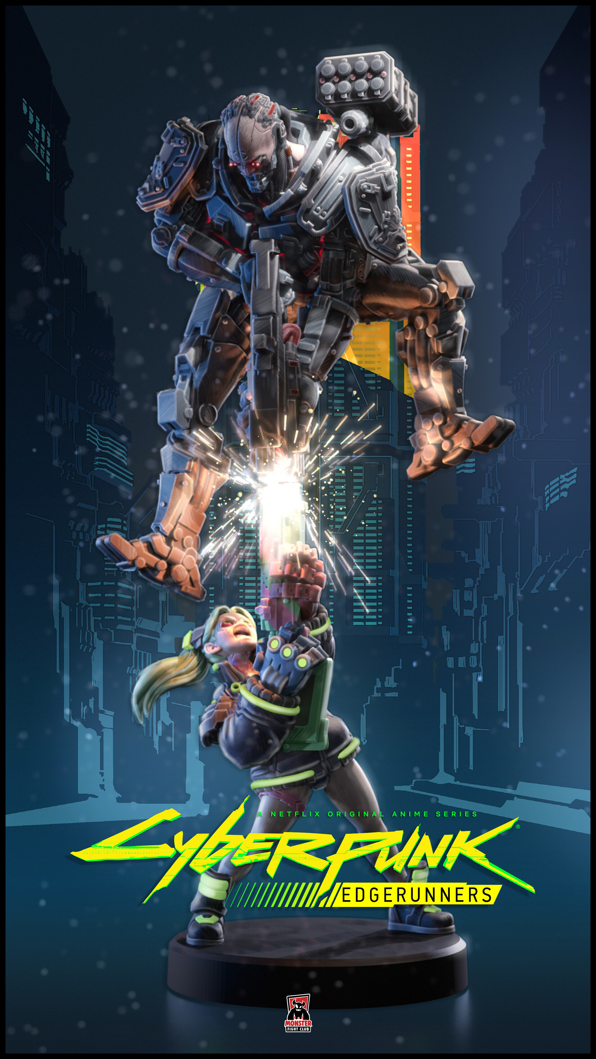 ArtStation - Cyberpunk: Edgerunners - Adam Smasher and Rebecca