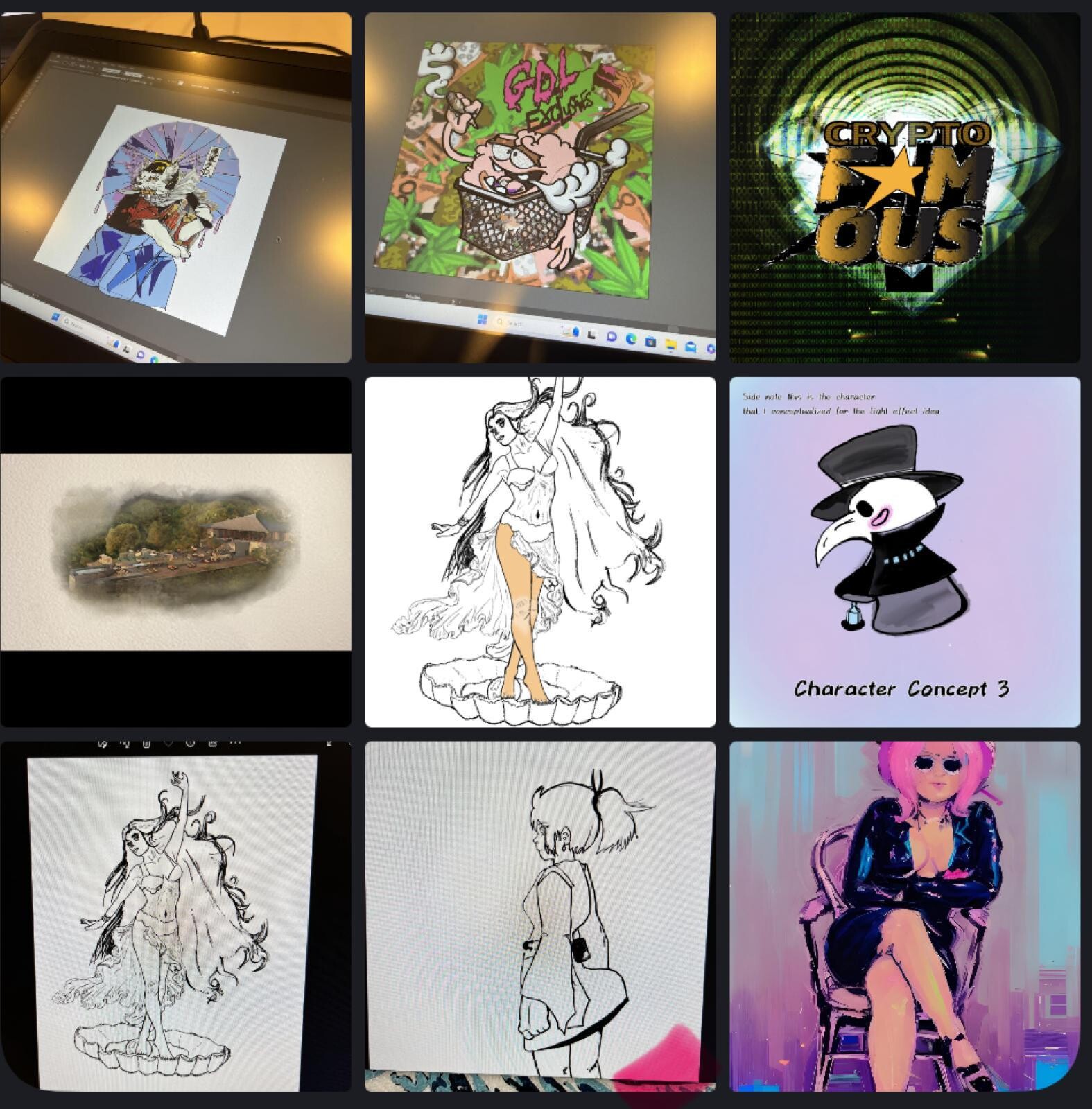 ArtStation - ThumbNail Work Flow