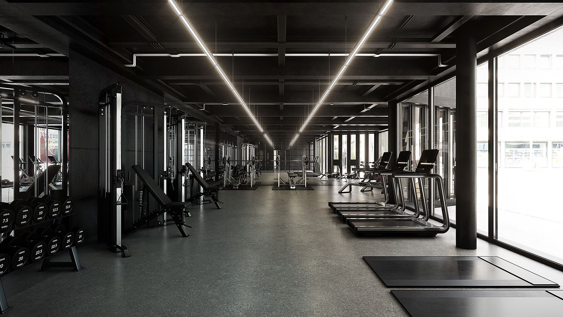 ArtStation - Gym Scene