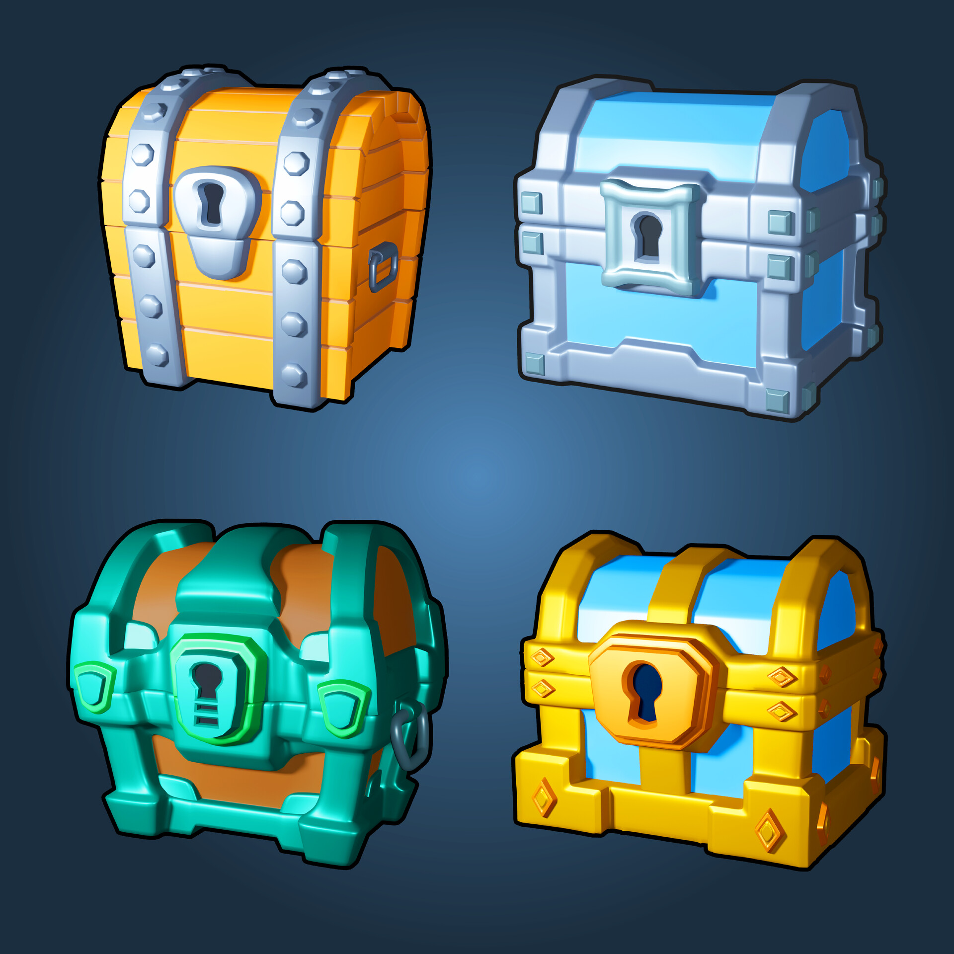 ArtStation - Treasure Chests