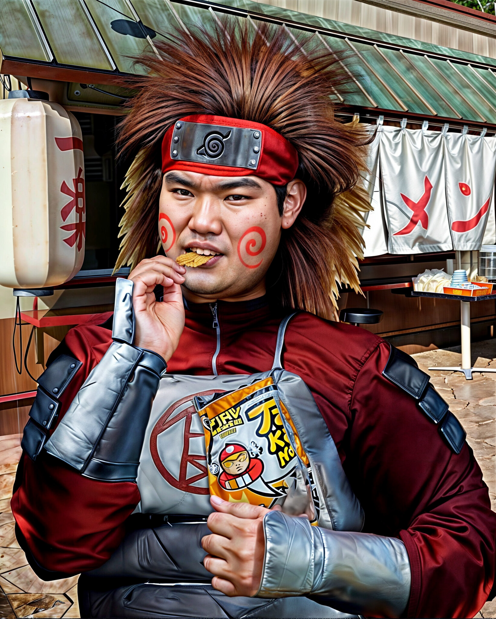 ArtStation - Choji Akimichi realistic portrait