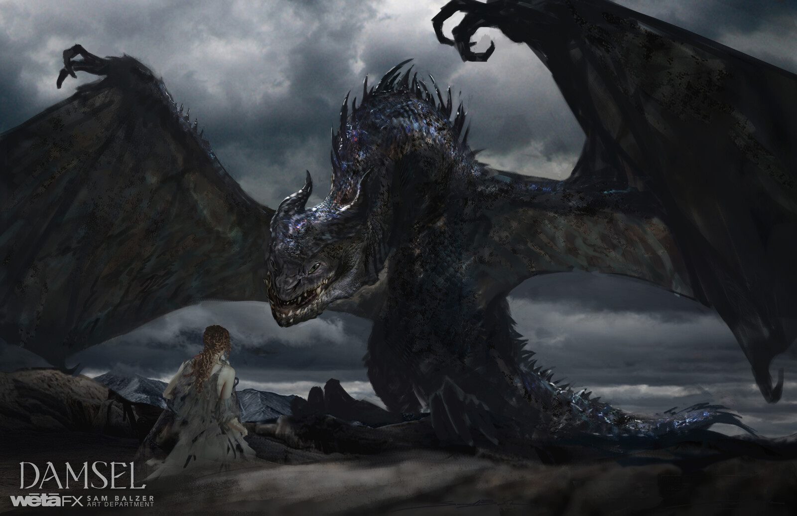 Sam Balzer - Dragon concepts, Damsel