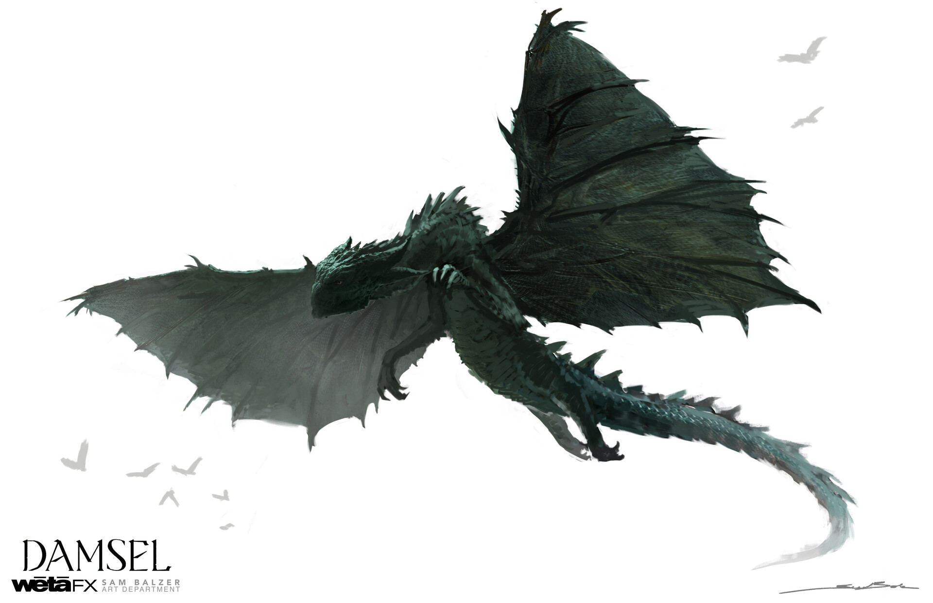 Sam Balzer - Dragon concepts, Damsel