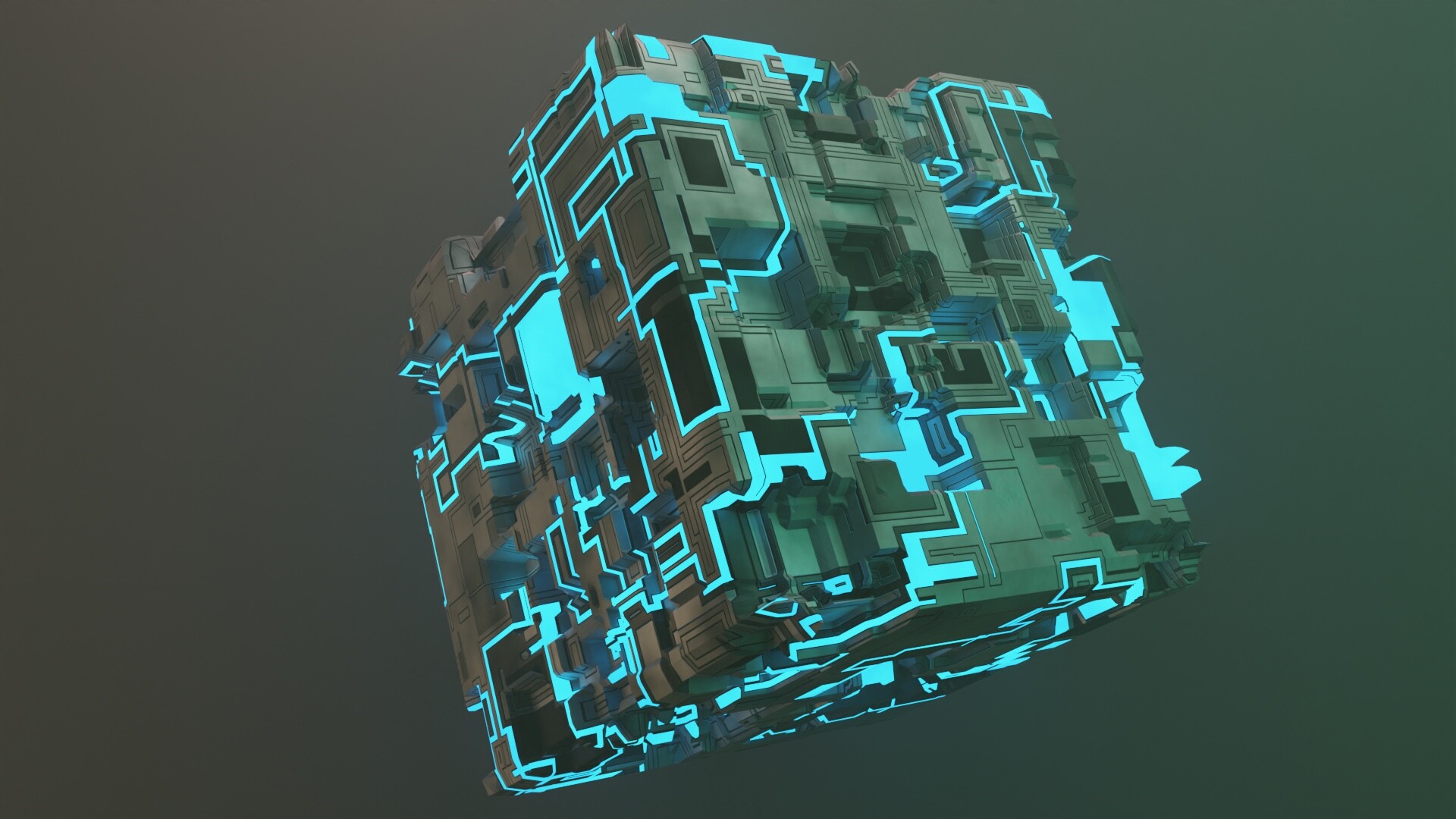 ArtStation - Sci-Fi Cube