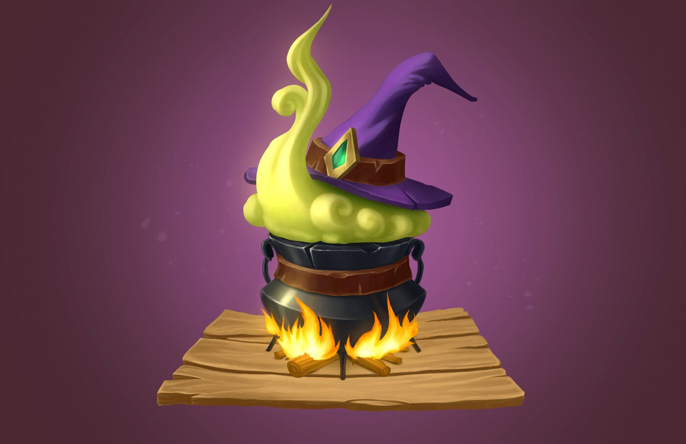 ArtStation - Witch's cauldron