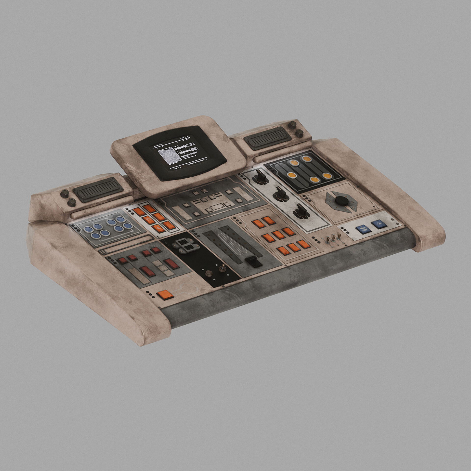 ArtStation - Spaceship Control Panel A - Star Wars