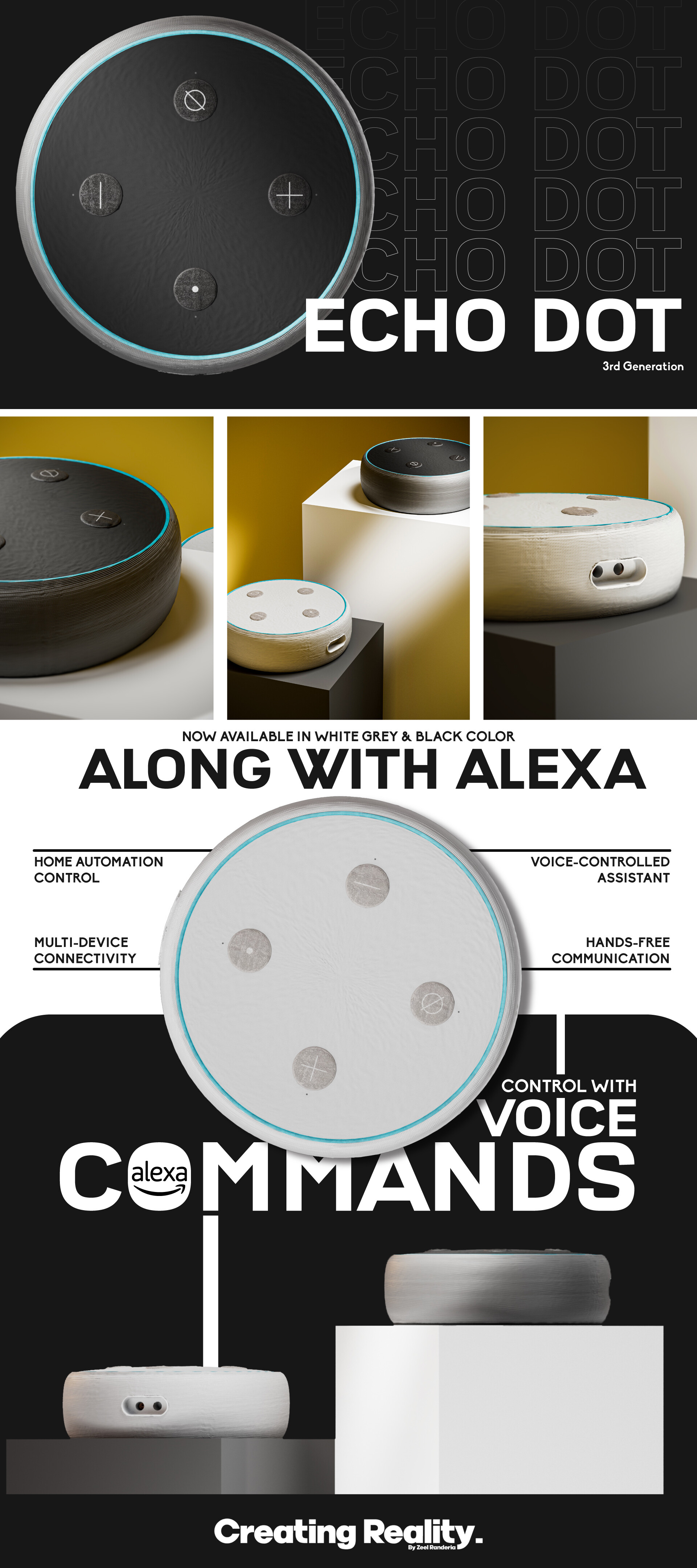 Creative Cubicle - Echo Dot (3rd Genration)