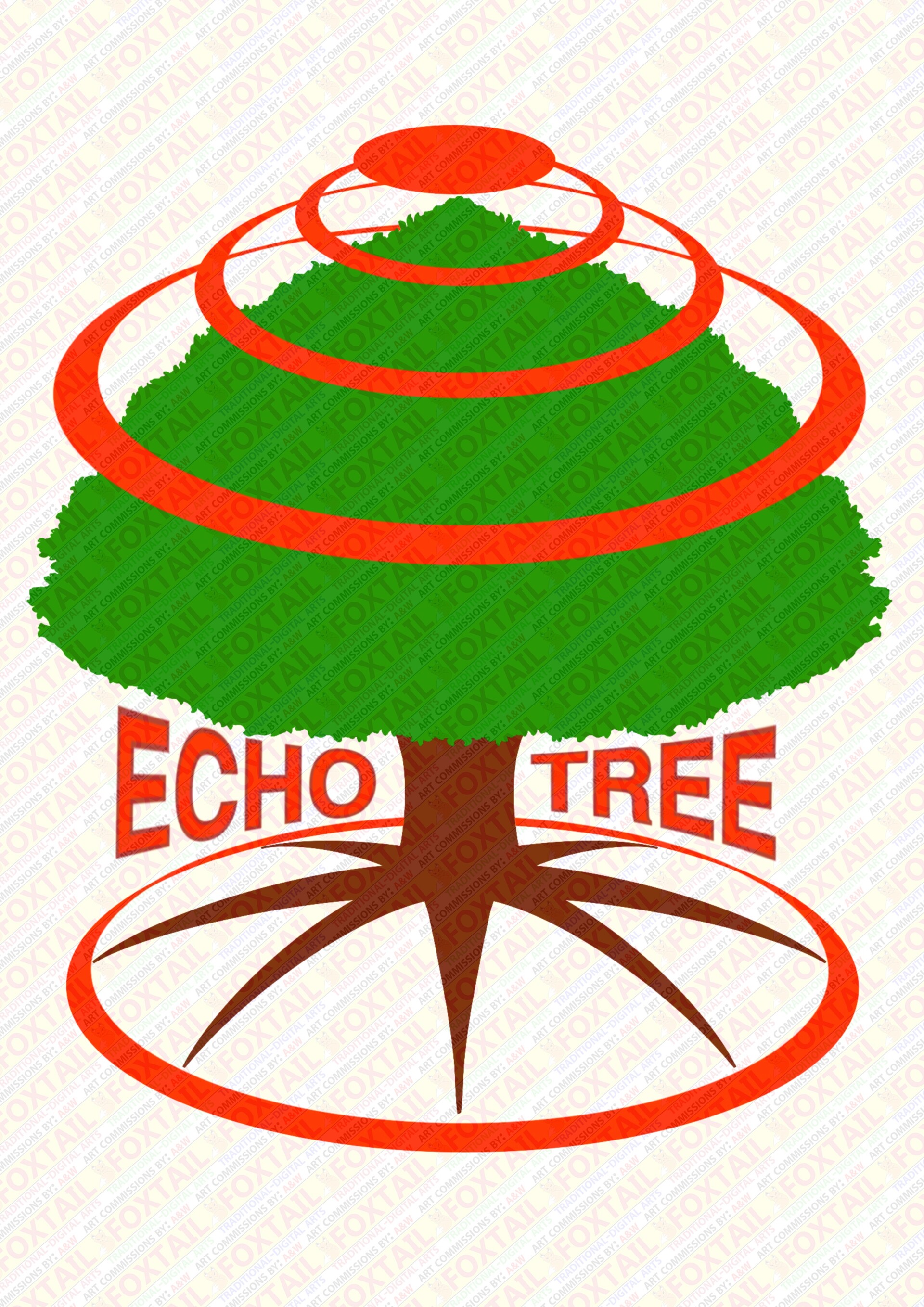 ArtStation - Echo tree logo design