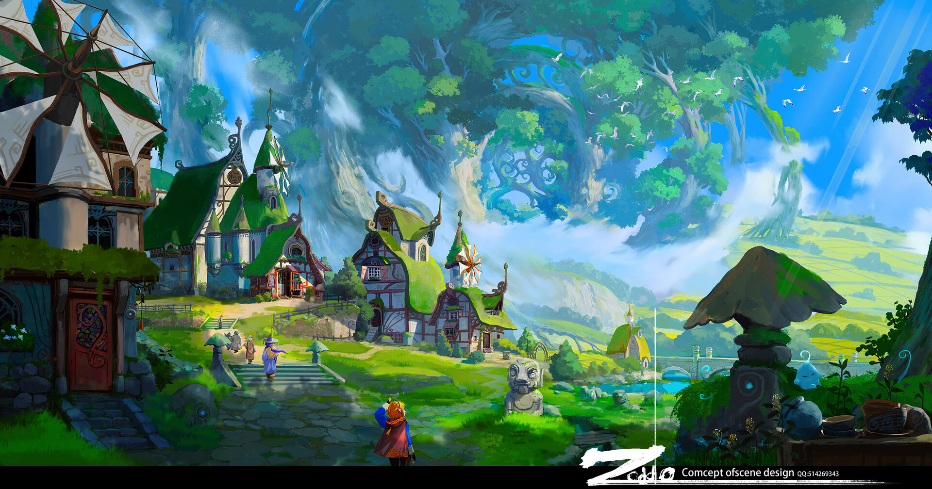 ArtStation - A legendary village