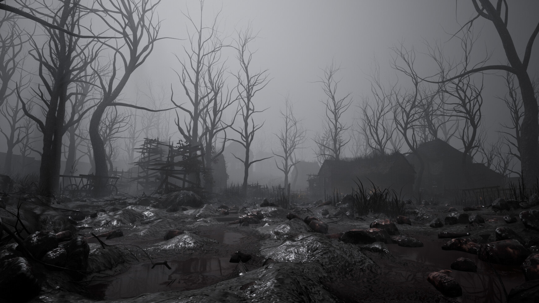 ArtStation - Level Design of a Lovecraftian Horror Game Made with ...
