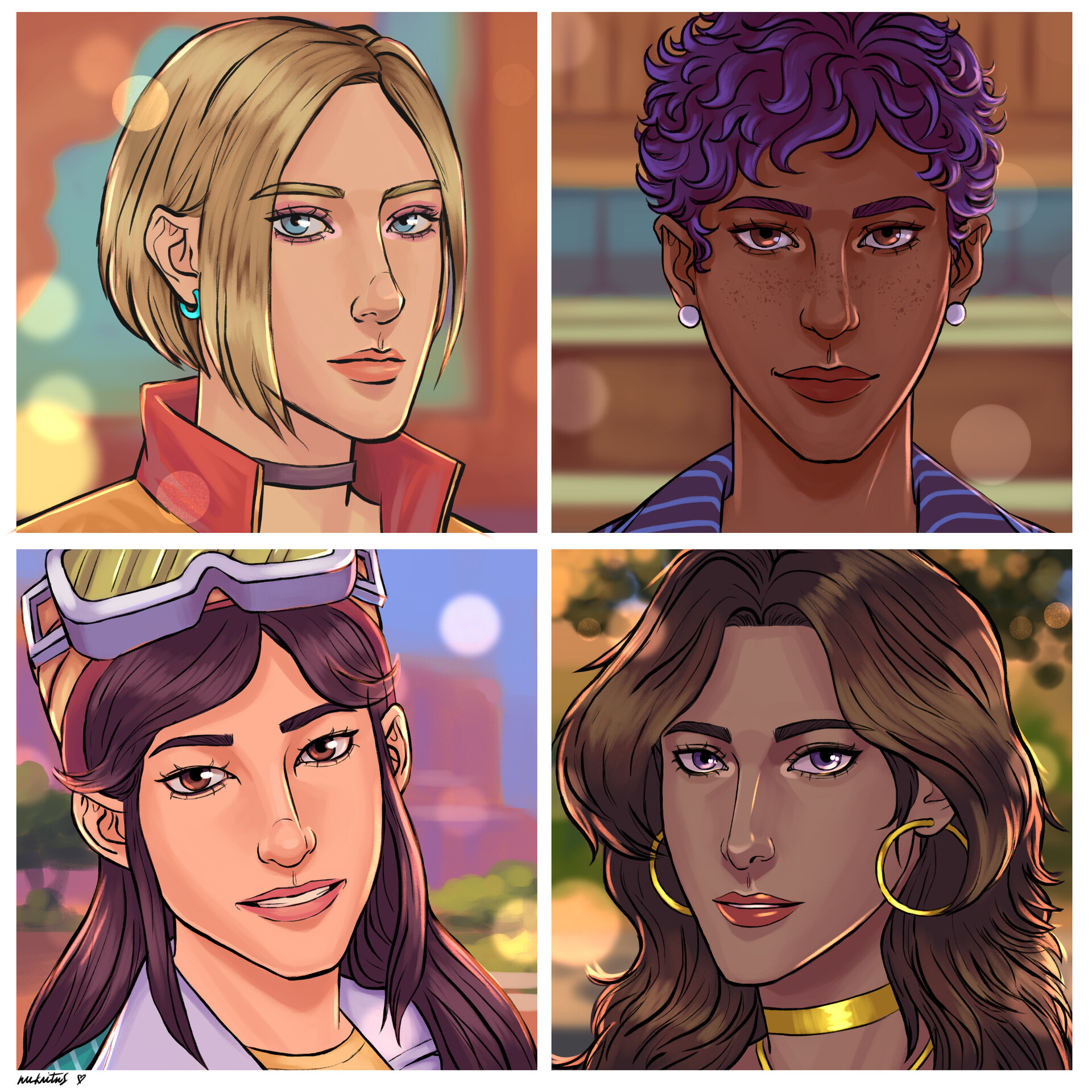 ArtStation - Ladies portraits from games I like