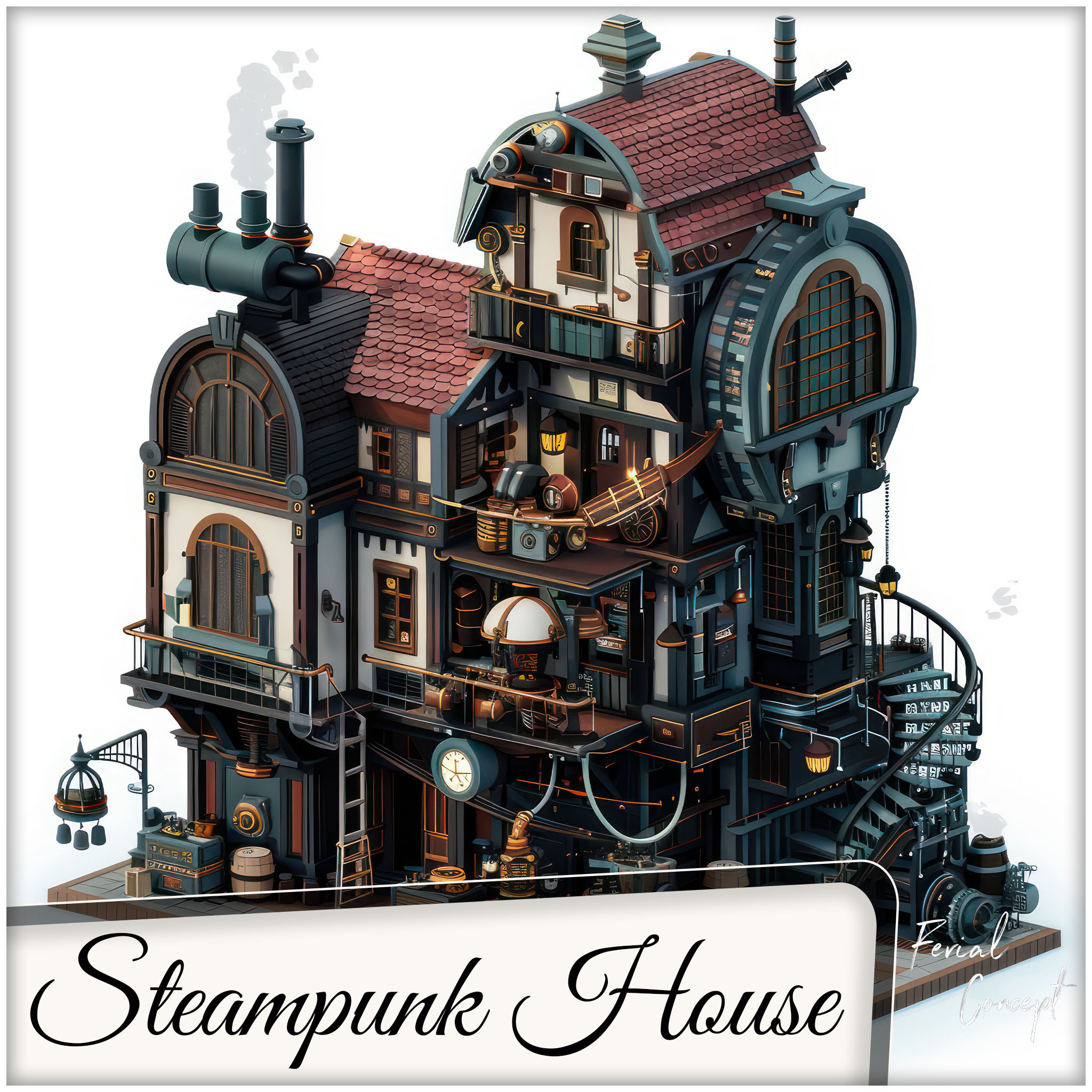 steampunk house