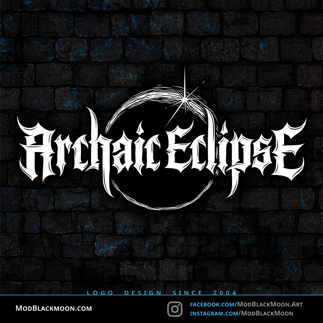 ArtStation - Archaic Eclipse - Metal Logo