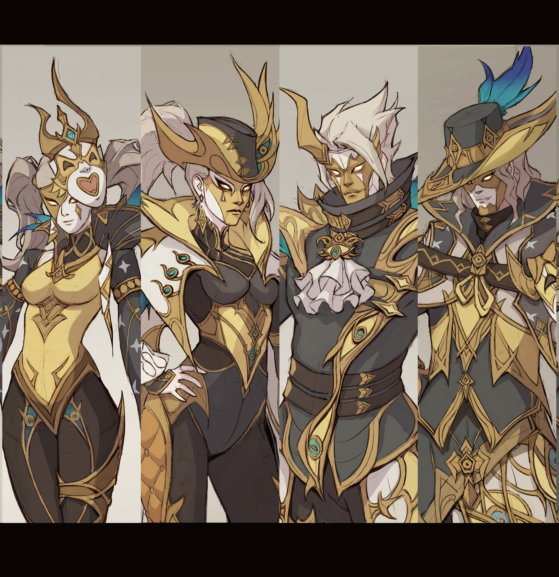 ArtStation - Prom Masquerade