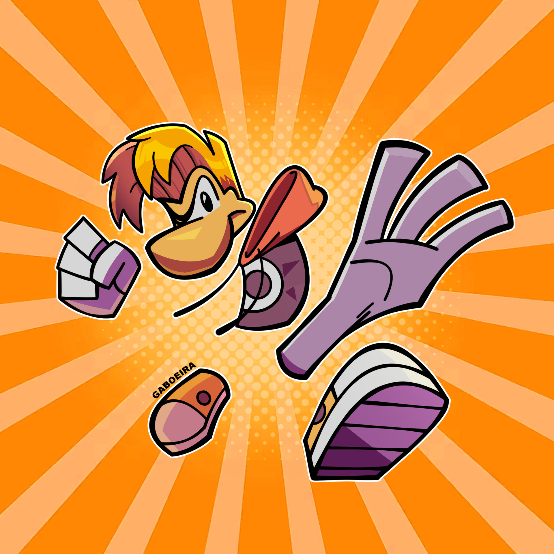 ArtStation - Rayman the... thingamajig?