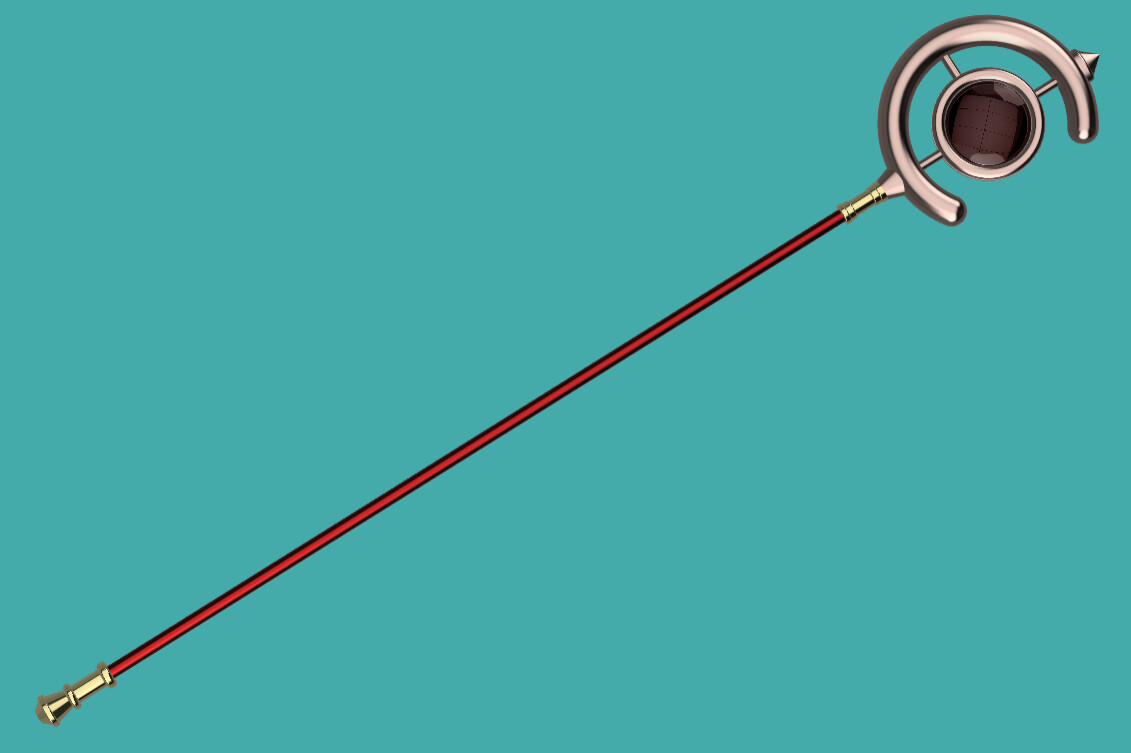 ArtStation - Frieren: Beyond Journey's End - Frieren staff 3D model STL ...