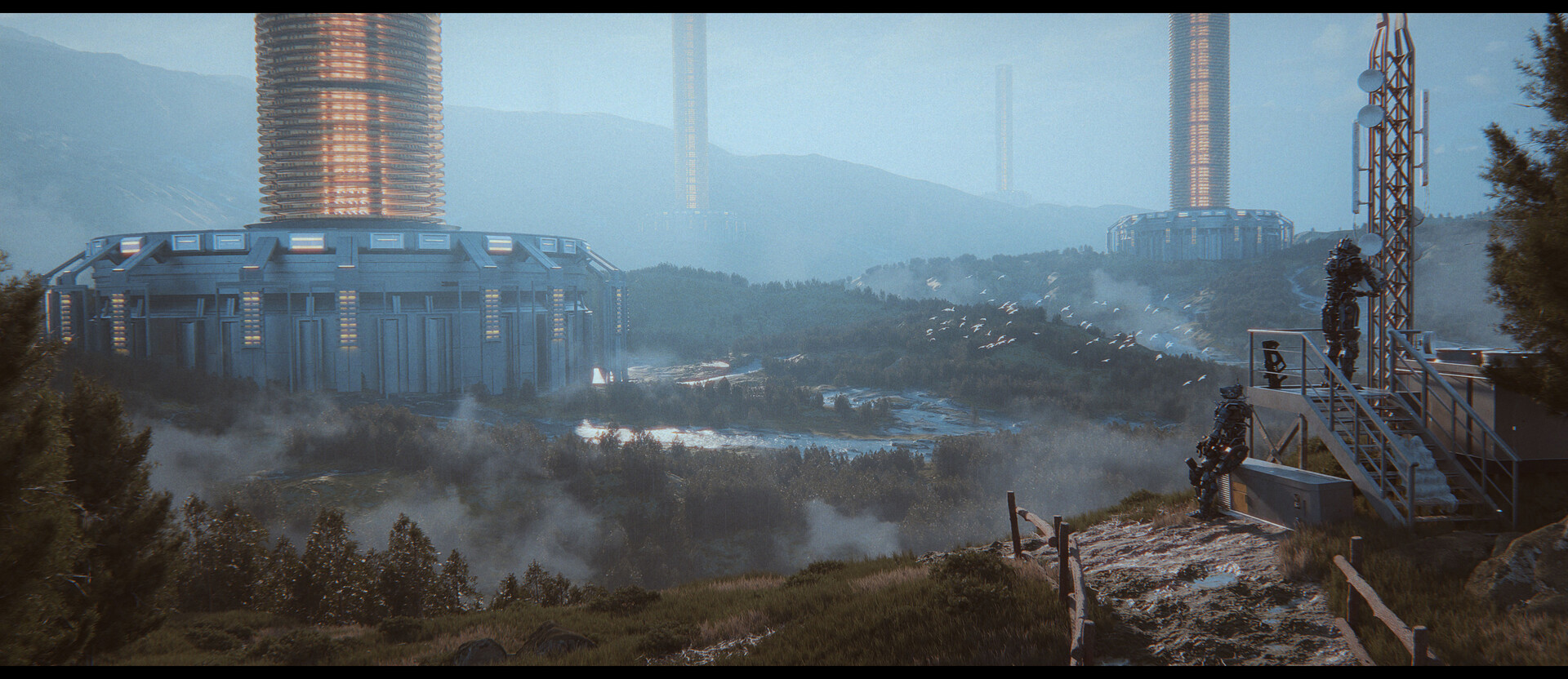 ArtStation - Mechanical Trees